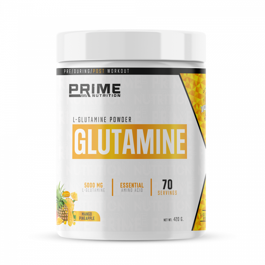 Prime Nutrition L-Glutamine 420 gram Mango & Ananas