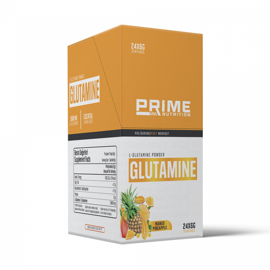 Prime Nutrition L-Glutamine 24 Adet x 6 gram Mango & Ananas