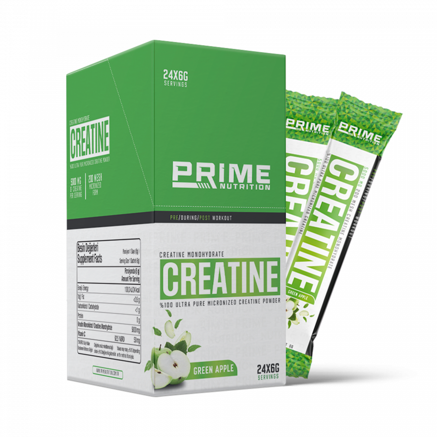 Prime Nutrition Creatine 24 Adet x 6 gram Yeşil Elma