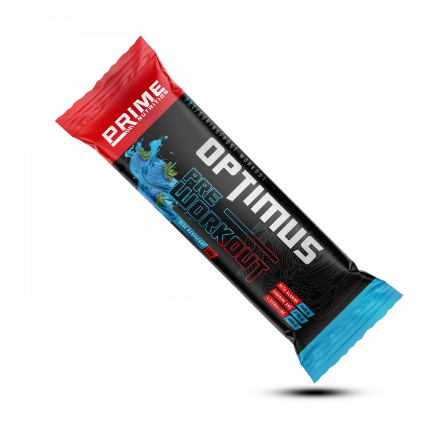 Prime Nutrition Optimus Pre-Workout 14 gram Blue Raspberry