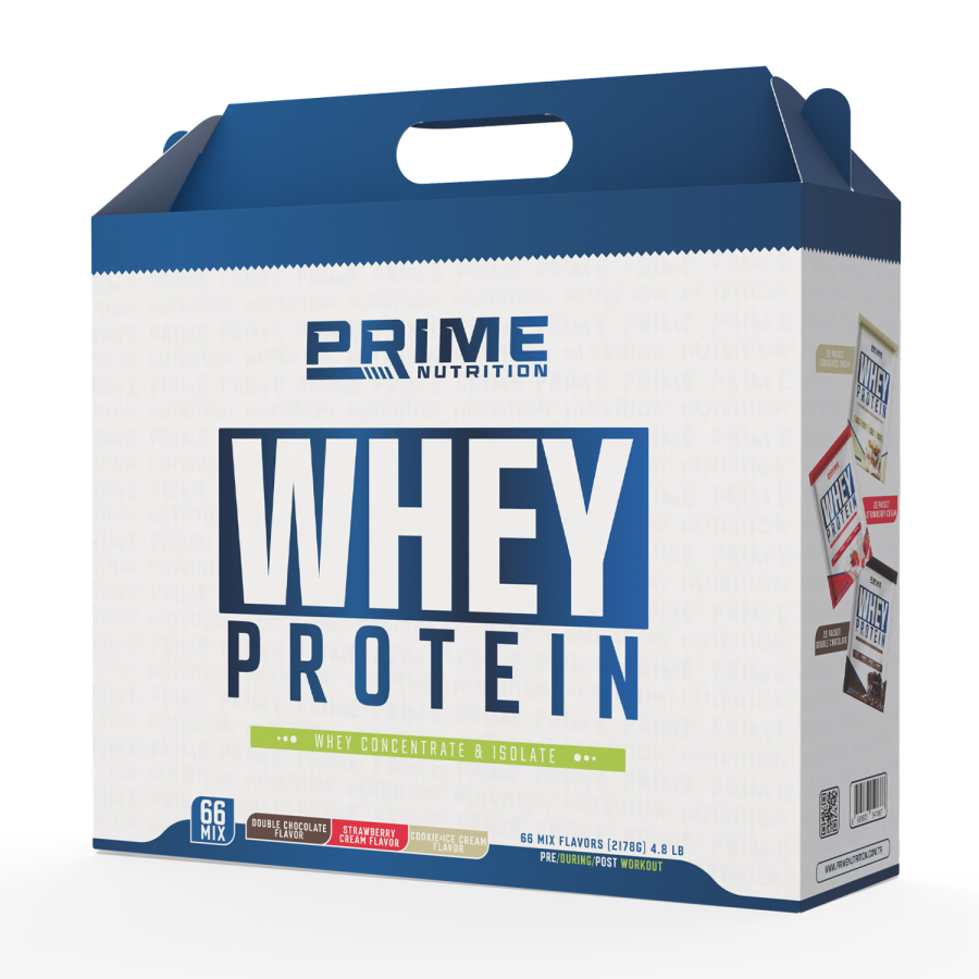Prime Nutrition Whey Protein 66 Sachet x 33 gram Mix